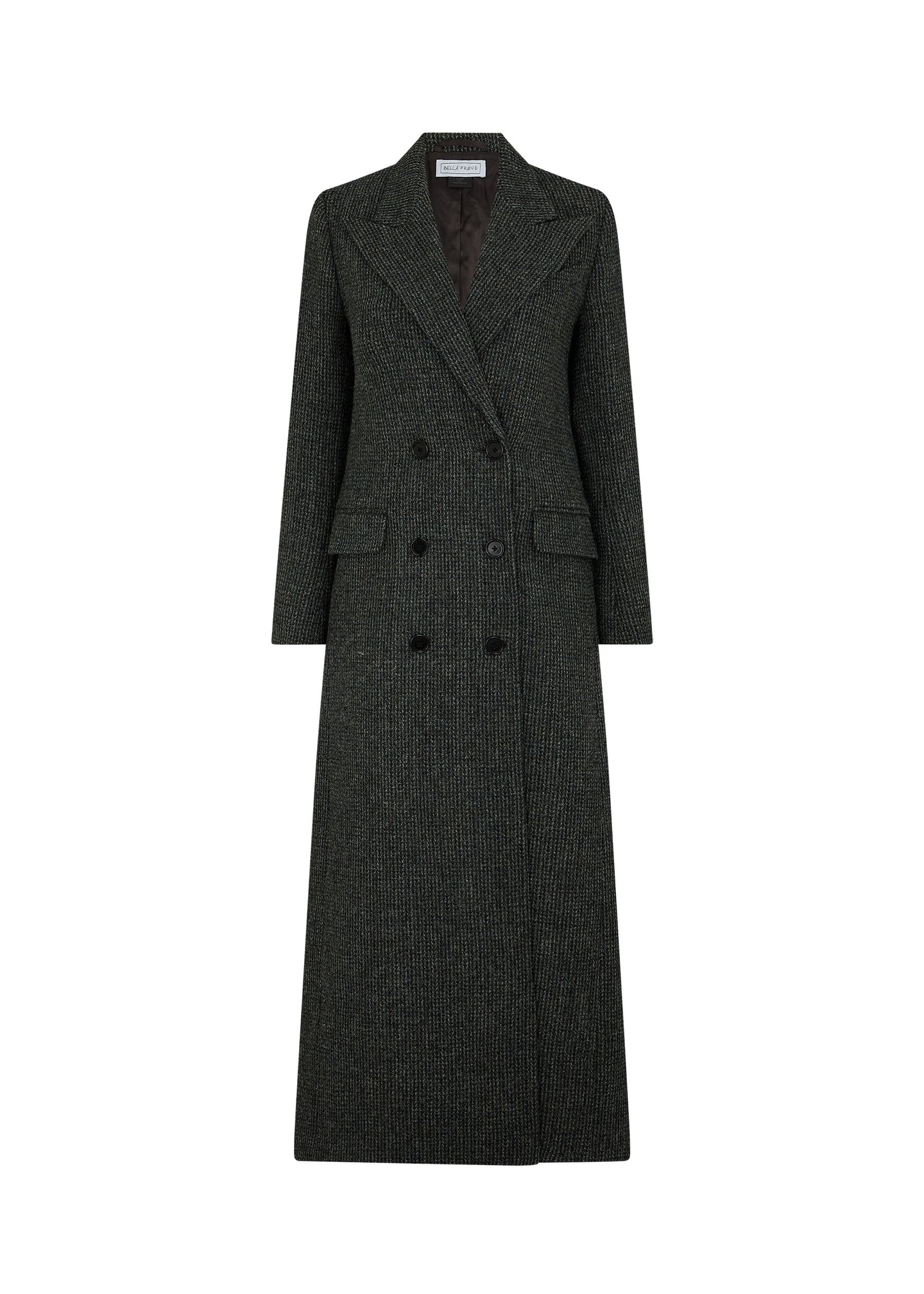 Bianca Coat Microcheck Tweed | Bella Freud