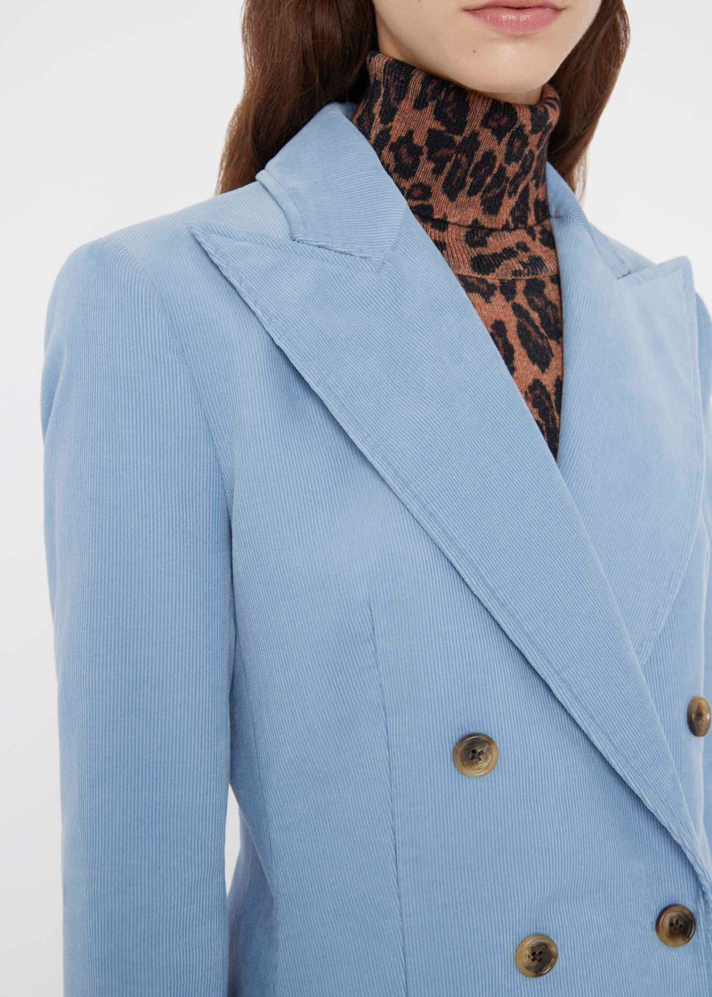 BIANCA JACKET CORDUROY | SKY BLUE | 6 – Bella Freud