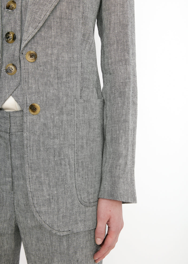 ST. JAMES JACKET | DAPPLED GREY | 6 – Bella Freud