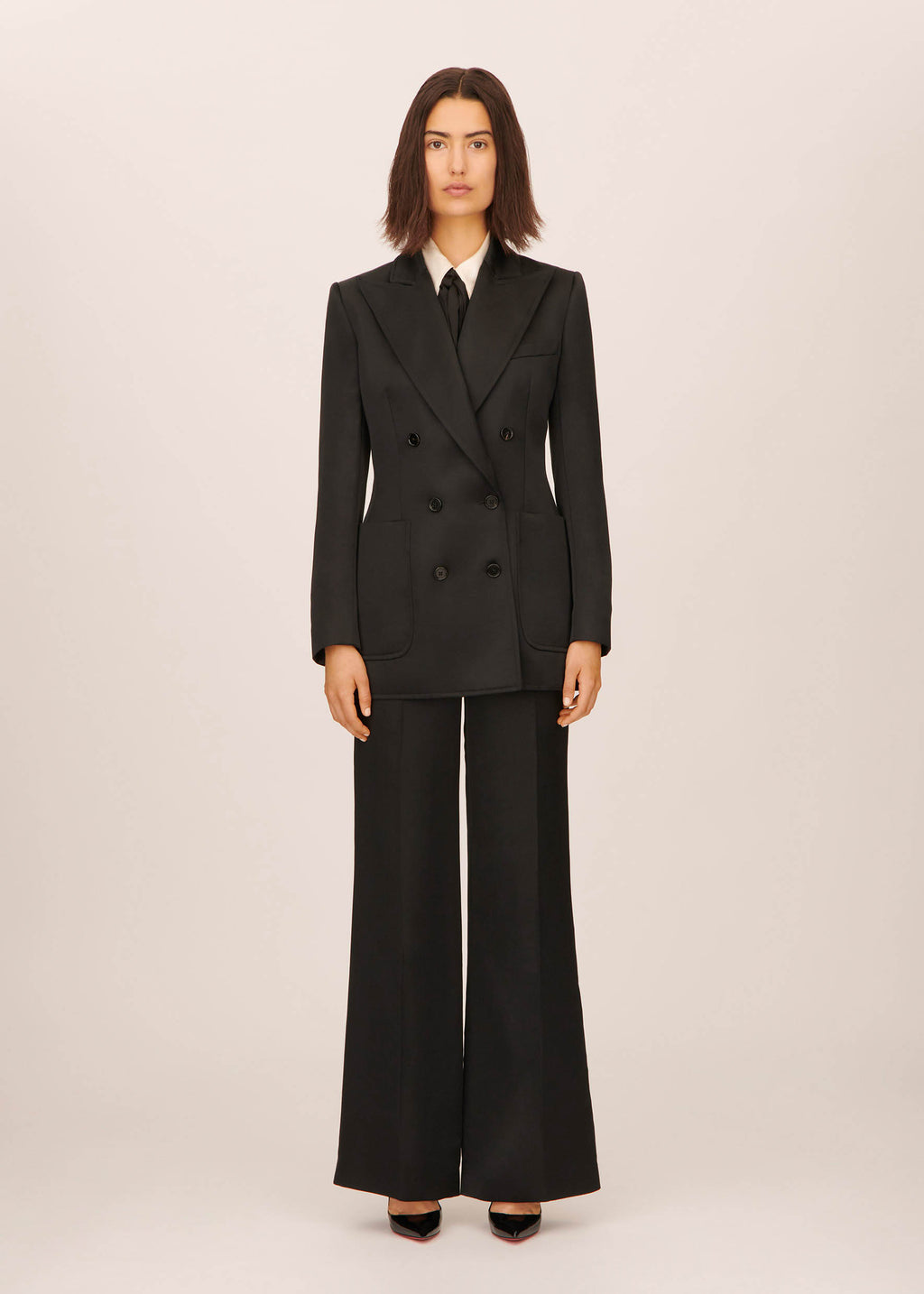 Bella Freud Satin Bianca Jacket l Bella Freud